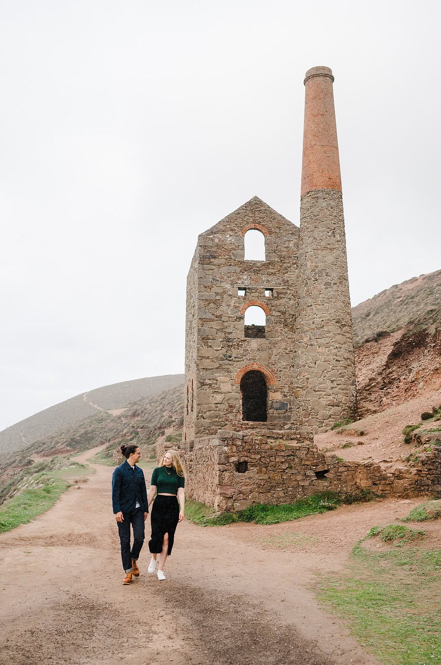 Chapel Porth Engagement Photo Shoot